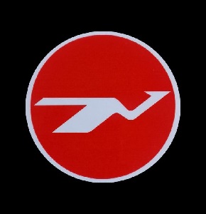 100% Waterproof Biman Logo Sticker